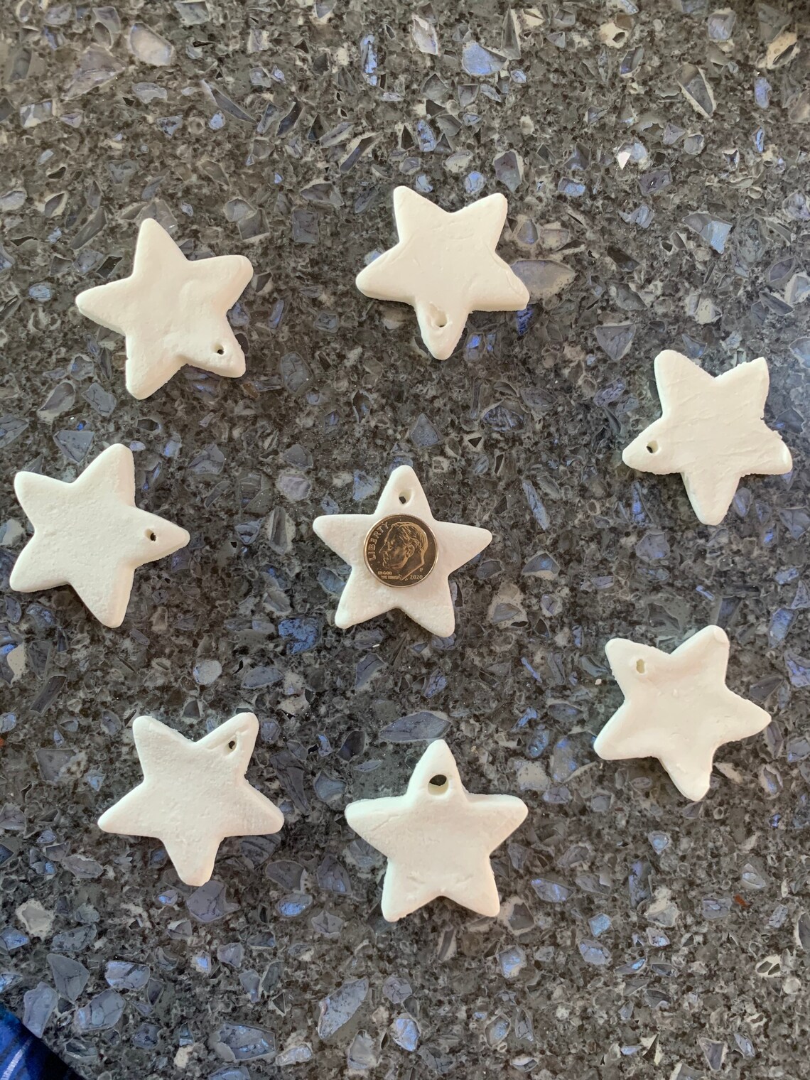 Dozen Tiny Bright White Star Ornaments - Etsy