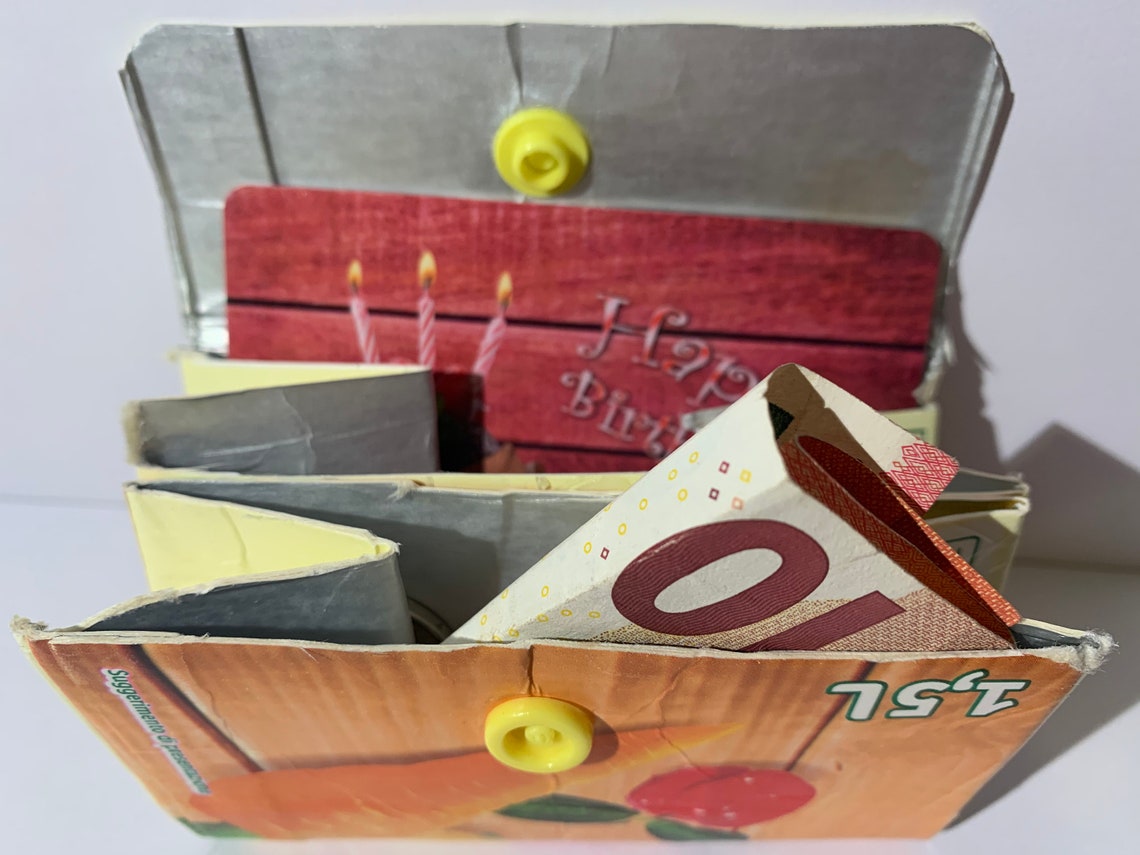 Zero Waste Tetra Pak recycled coin purse BIO upcycled pouch | Etsy