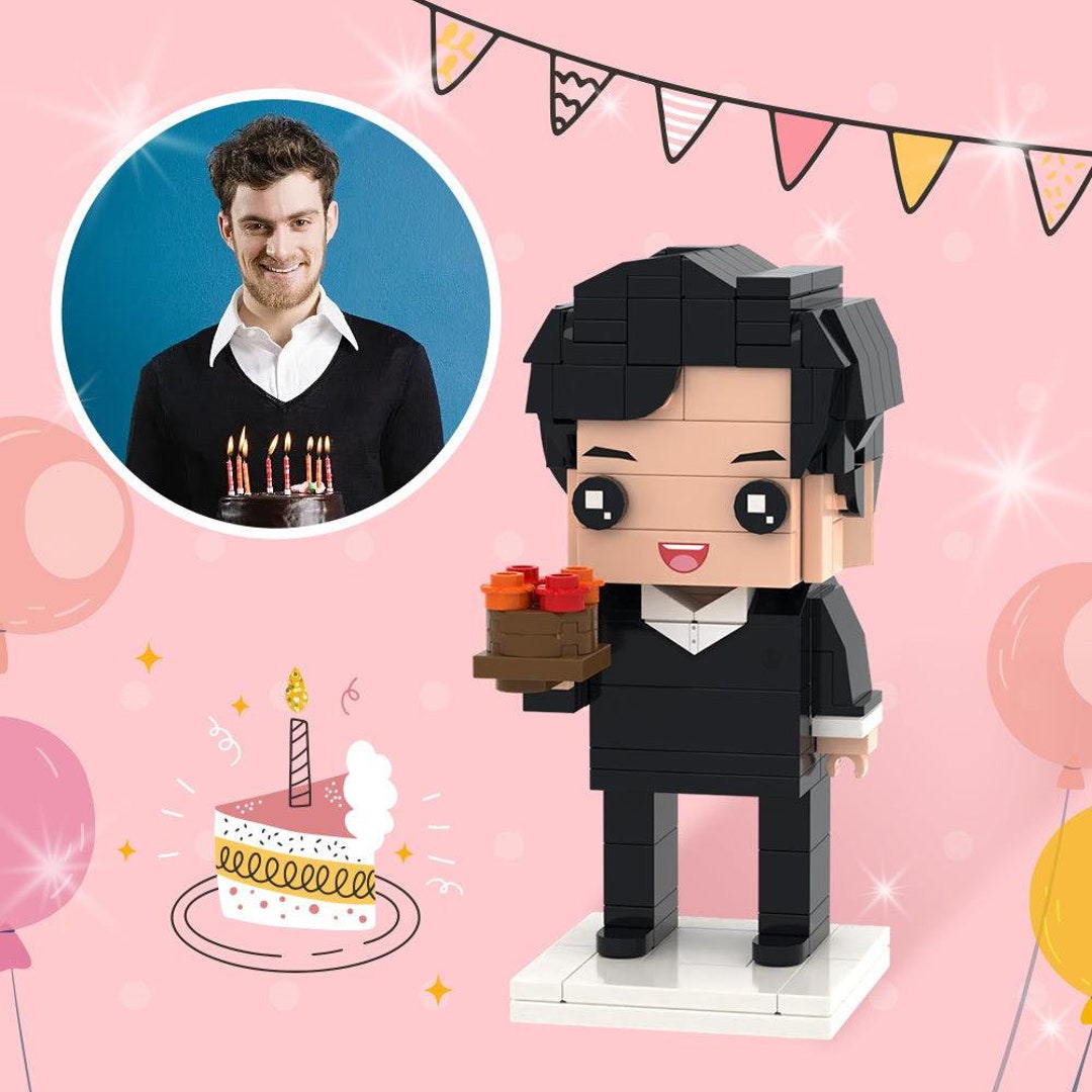 Personalized Birthday Gift Brick Figure Birthday Gift Ideas - Etsy