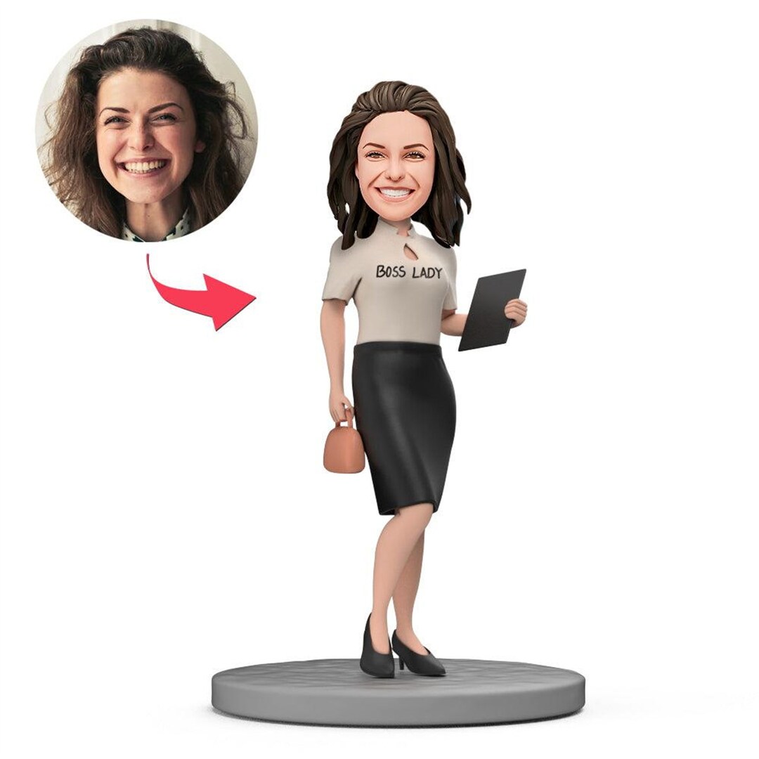 Custom Bobbleheads Female, Custom Bobblehead for Boss Female ...