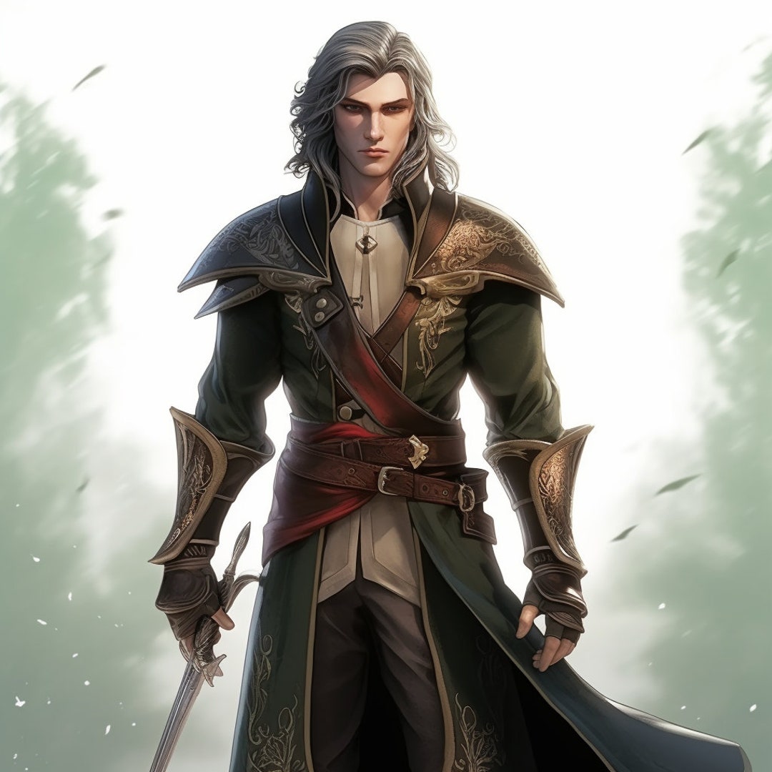 Rolled 5e Dnd Character Aelar Galanodel High Elf Rogue - Etsy