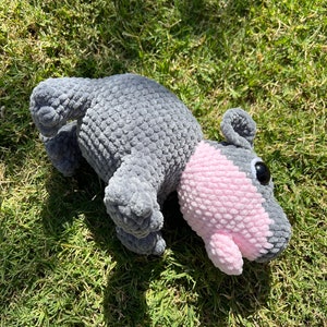 Baby Hippo Crochet Pattern Stuffed Animal Amigurumi PDF Download Cute ...