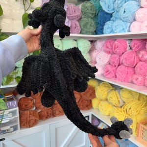 Crochet Dragon Pattern Morningstartail Feathertail Daggertail 2-in-1 ...