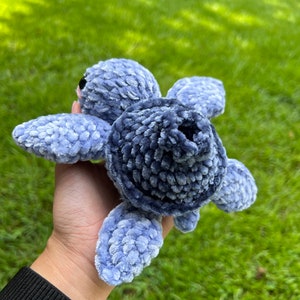 Crochet Mini Blueberry Turtle Pattern PDF Download Beginner Friendly ...