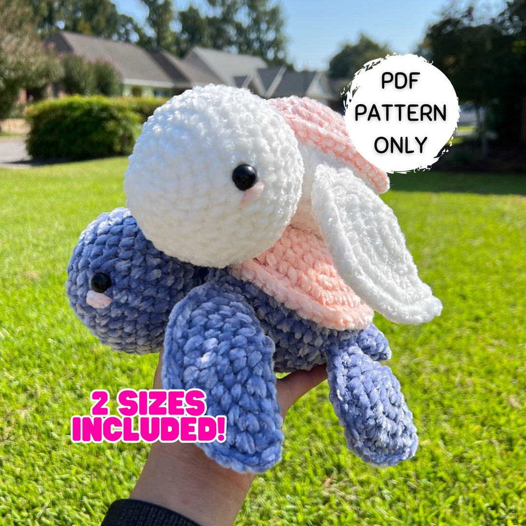 Crochet Turtle Pattern 2 Sizes regular and Jumbo PDF Download Beginner Friendly Amigurumi ...