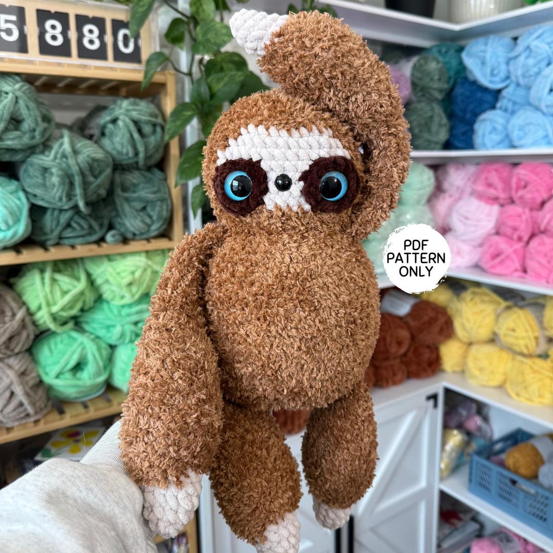 Sloth Crochet Pattern 2-in-1 Pattern Bundle Amigurumi Sloths Cute ...