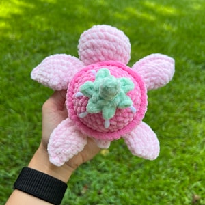 BUNDLE Crochet Mini Strawberry and Blueberry Turtle Patterns PDF ...