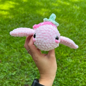Crochet Mini Strawberry Turtle Pattern PDF Download Beginner Friendly ...