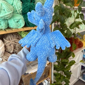 Crochet Dragon Pattern Morningstartail Feathertail Daggertail 3-in-1 ...