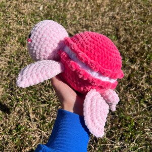 Macaron Turtle Crochet Pattern Regular Size Download Beginner Friendly Amigurumi PDF Stuffed ...