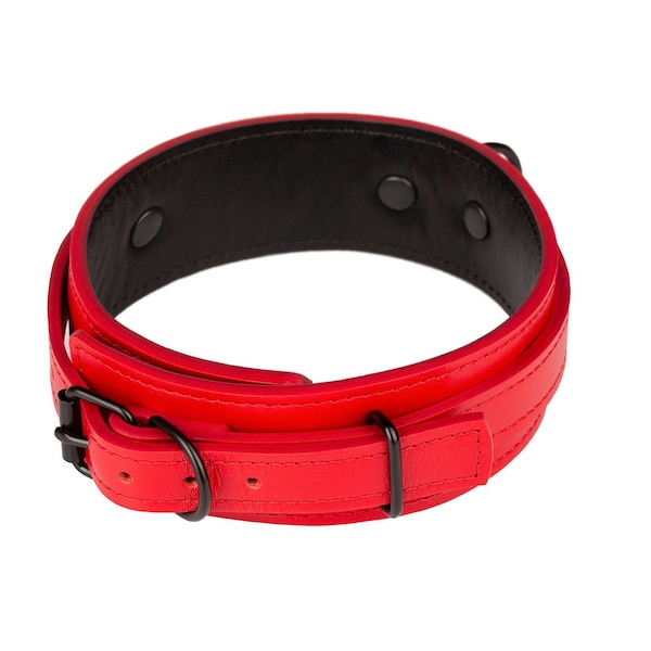 Leather Collar - Etsy