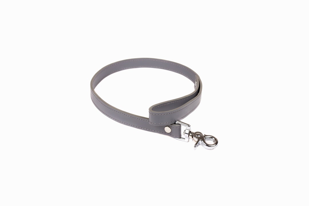Handmade Gray Long Leather Human Pet Leash Loop 72 Color Variations ...