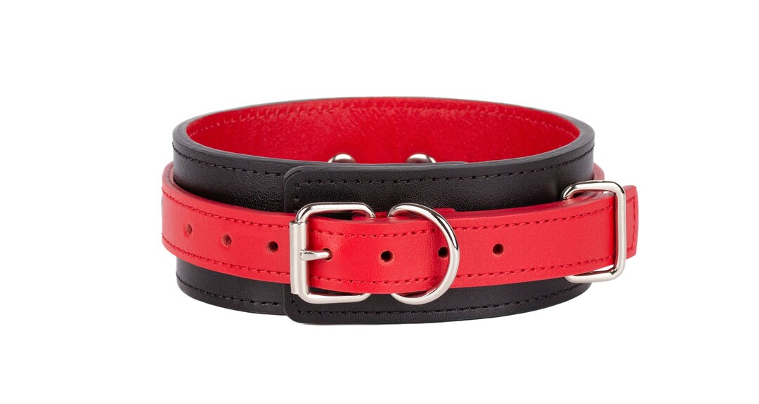 Handmade Leather Custom Slave Collar Choker 792 Color - Etsy