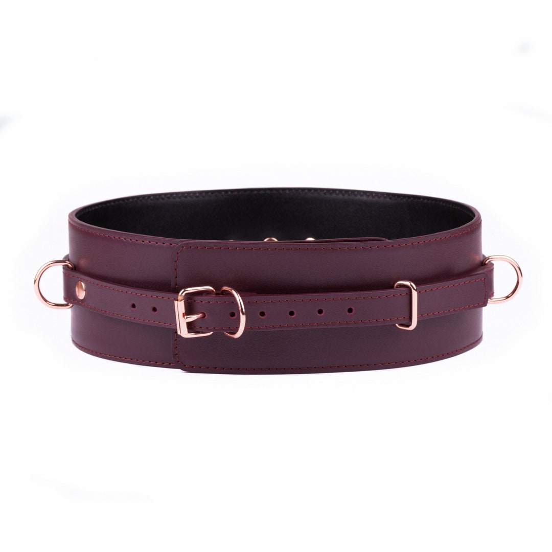 Handmade Sub Black Leather LINGERIE BELT SET Plus Size (792 Color ...