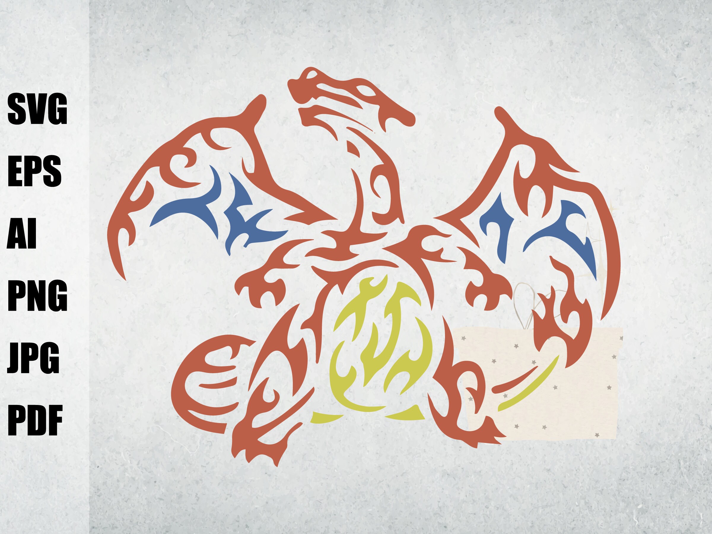 Charizard Pokemon pokemon svg Charizard svg svg for | Etsy