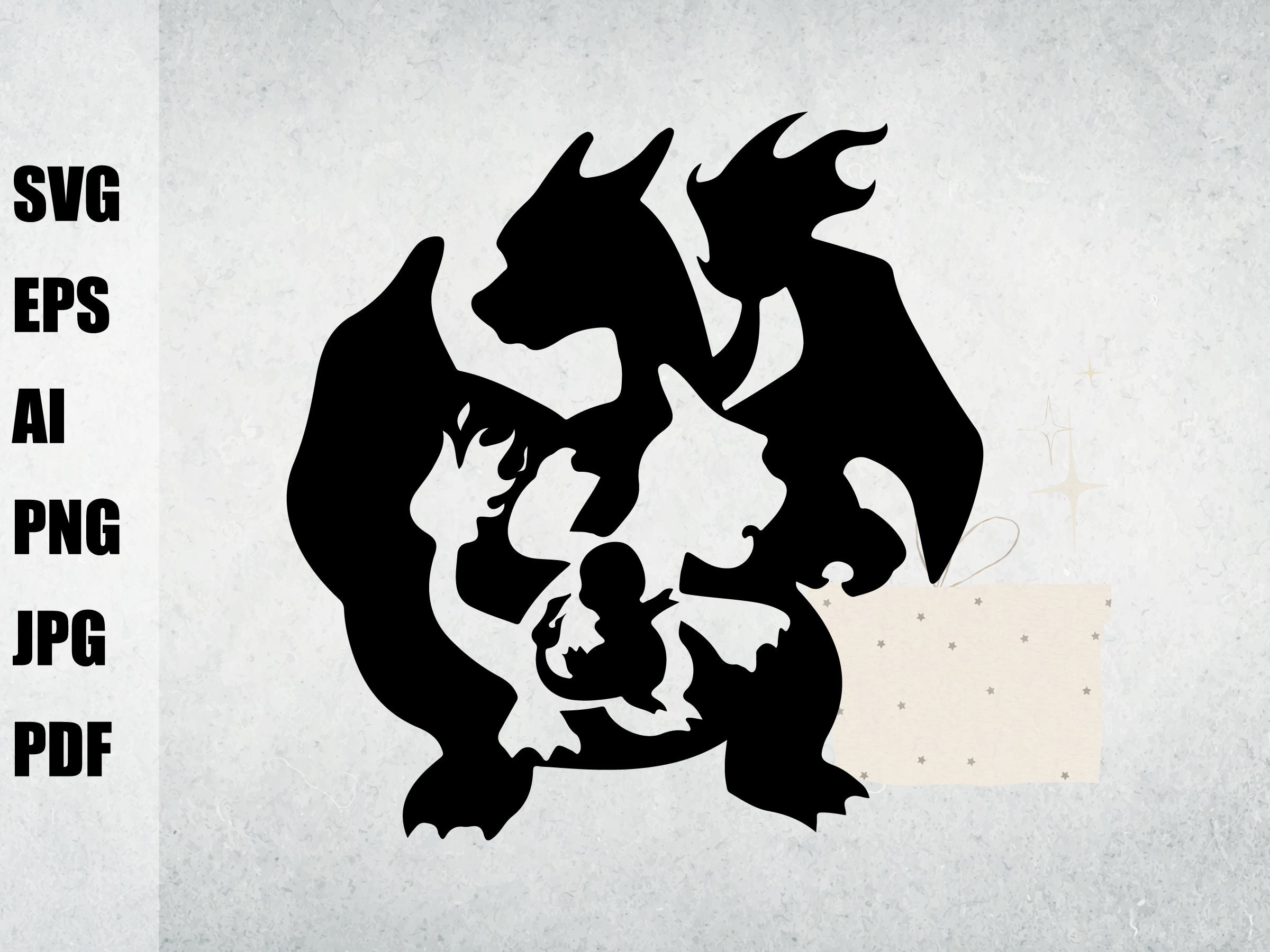 Charizard Pokemon pokemon svg Charizard svg svg for | Etsy