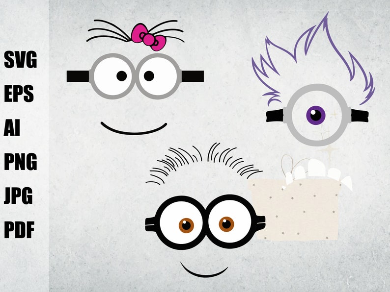 Minions svg Despicable me Svg svg for cricutcut files | Etsy