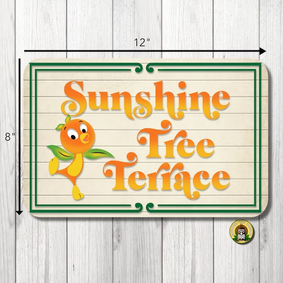 TIN Signno Frame Sunshine Tree Terrace Inspired - Etsy