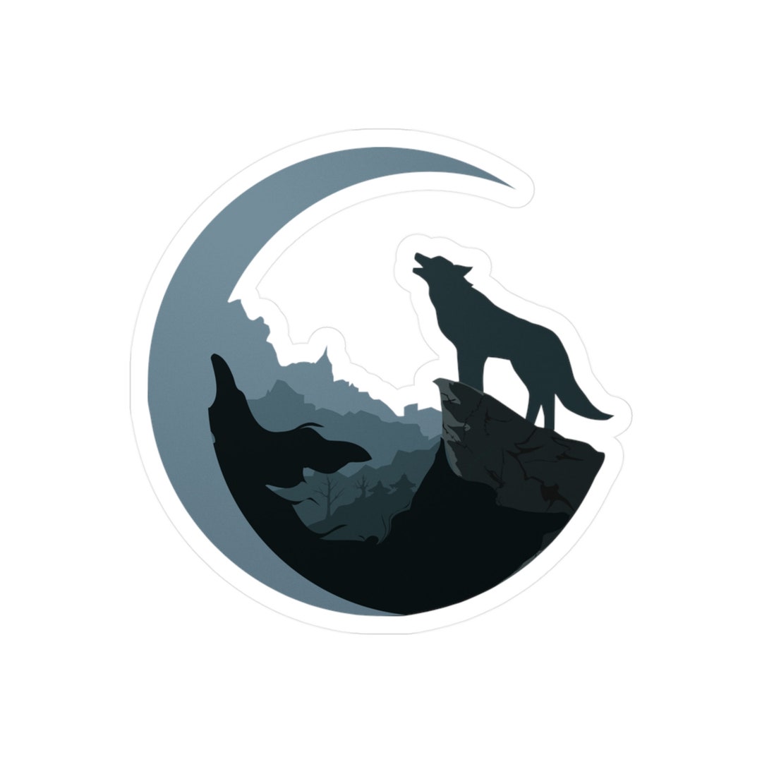 Wolf Vinyl Decals - Etsy