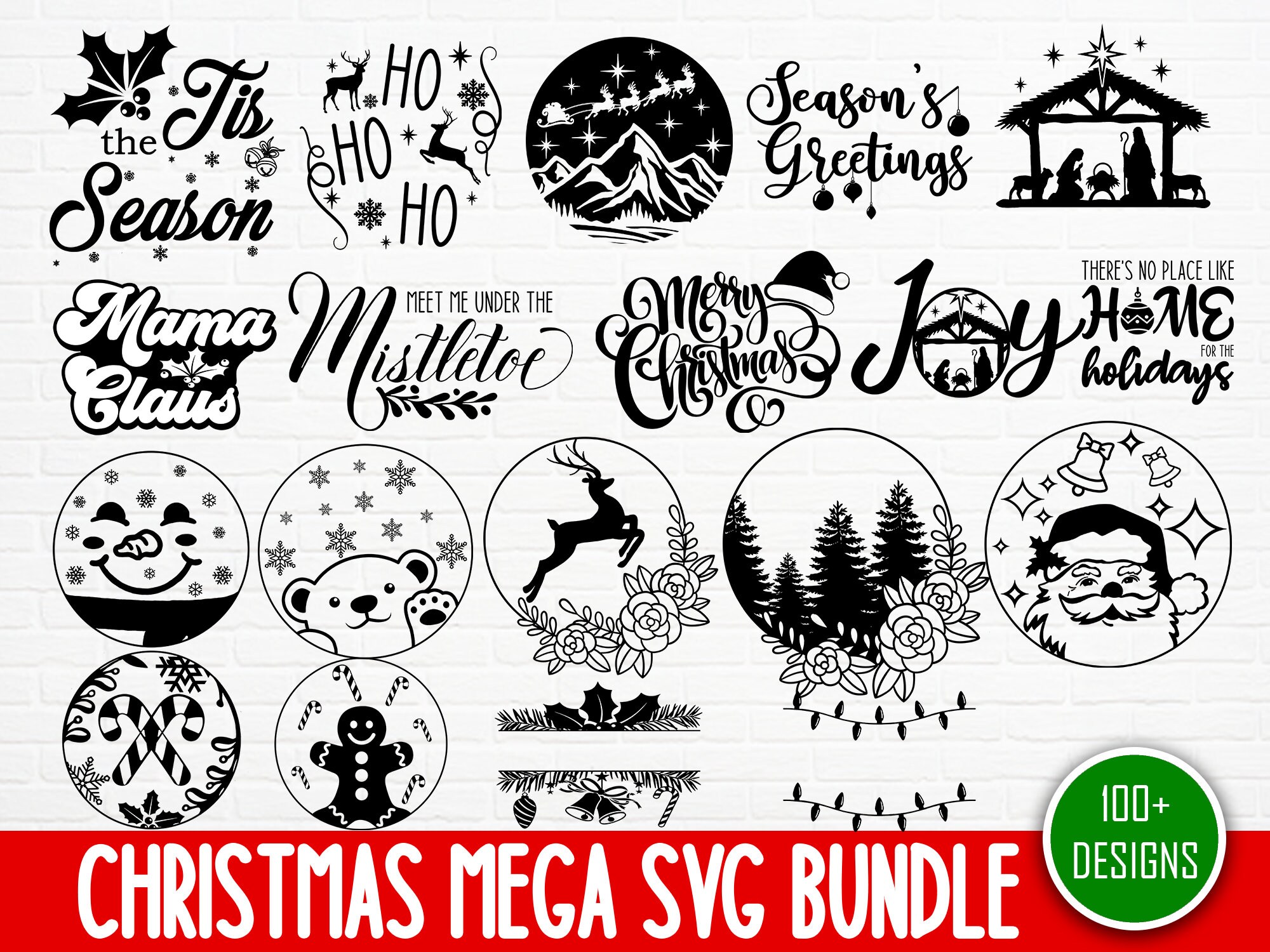 Christmas SVG Bundle Christmas Shirt SVG Christmas SVG - Etsy