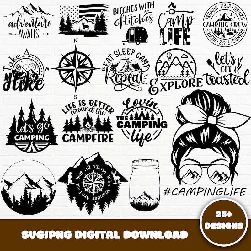 Camping Svg - Etsy