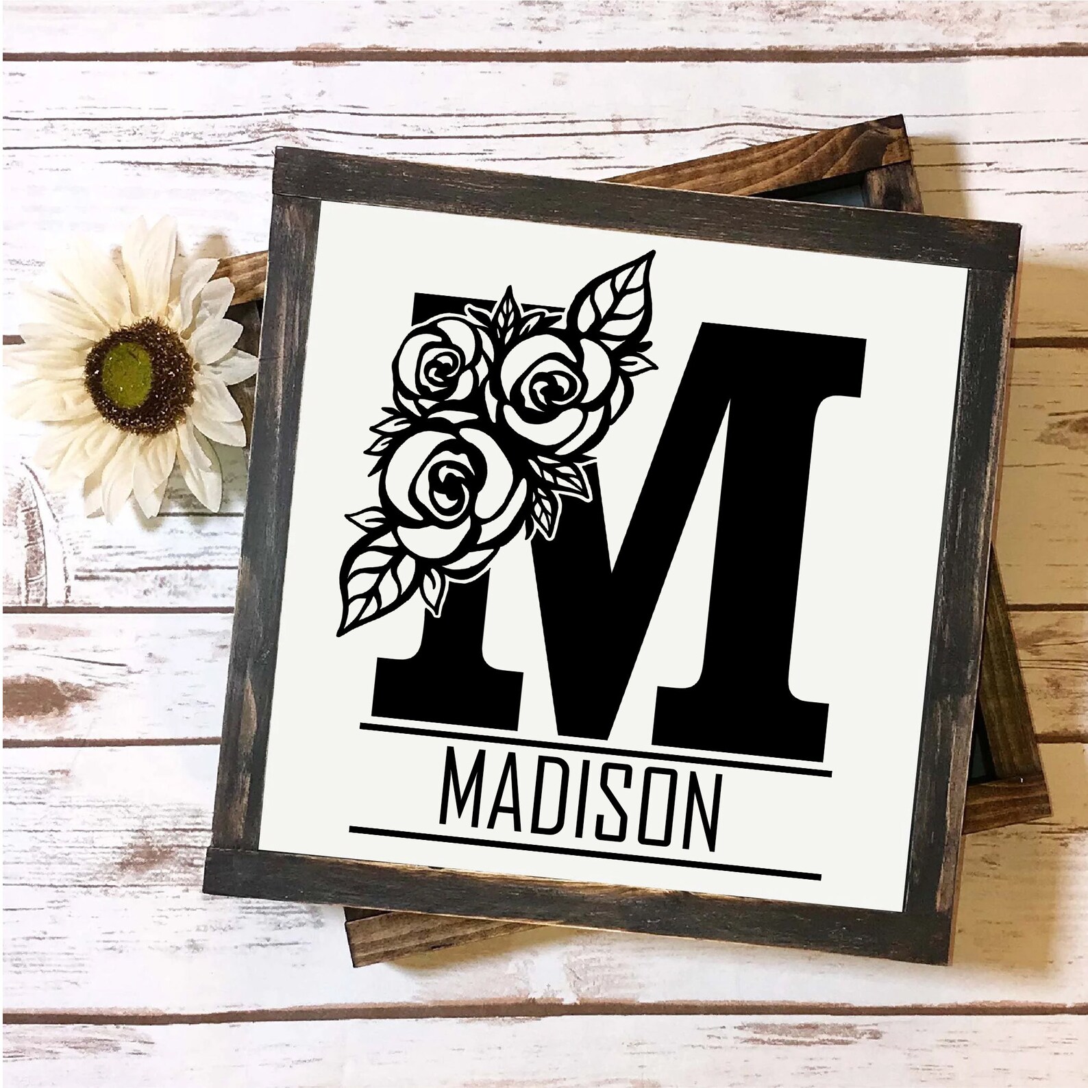 Split Monogram SVG Split Monogram Frame Alphabet Last Name - Etsy