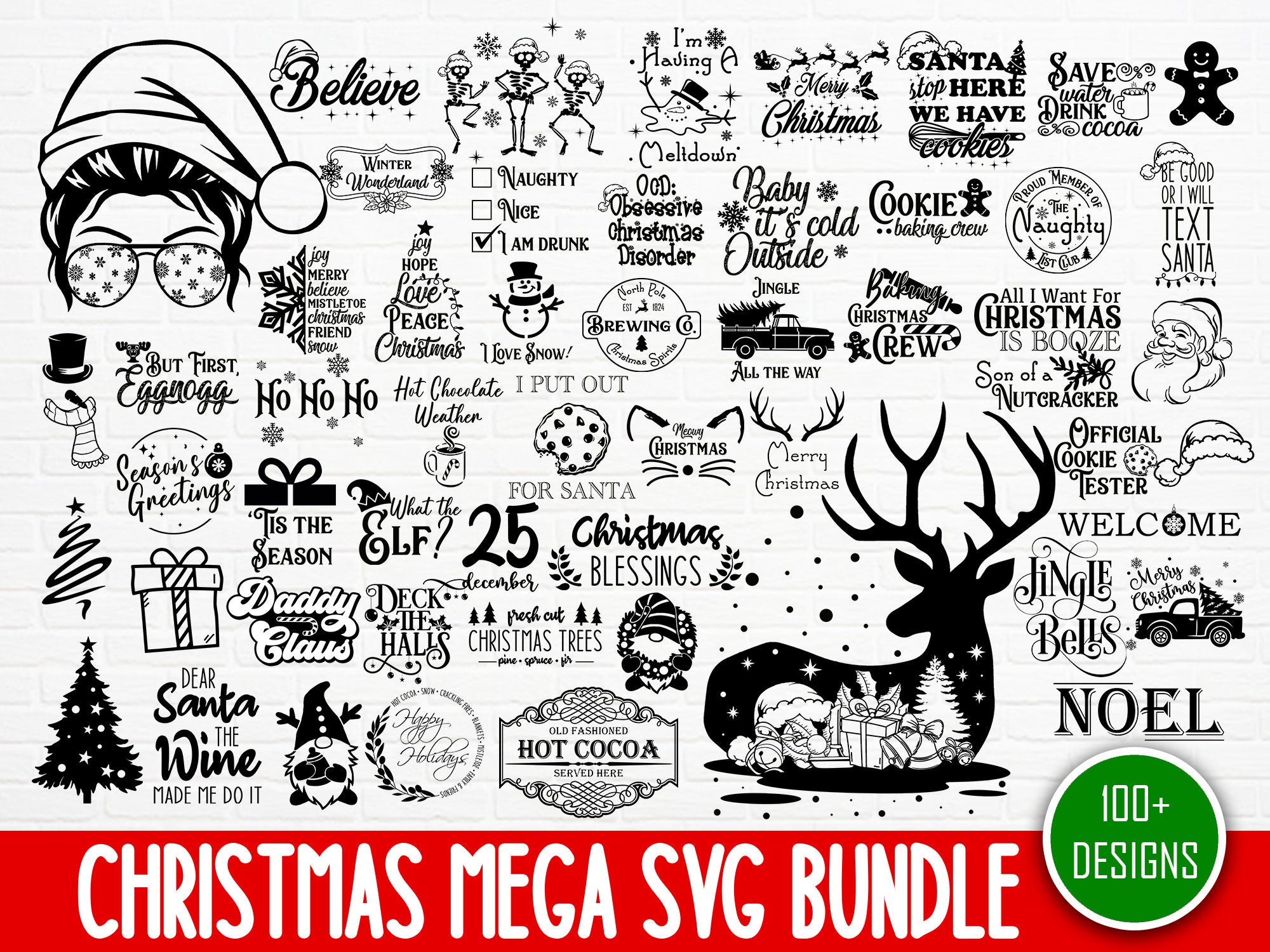 Christmas SVG Bundle Christmas Shirt SVG Christmas SVG - Etsy