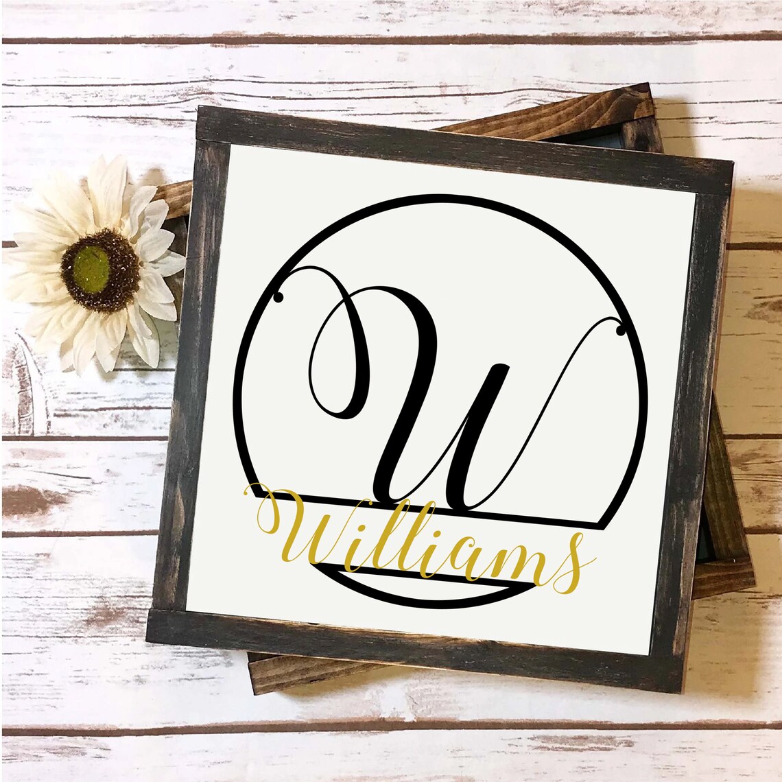 Split Monogram SVG Split Monogram Frame Alphabet Last Name - Etsy