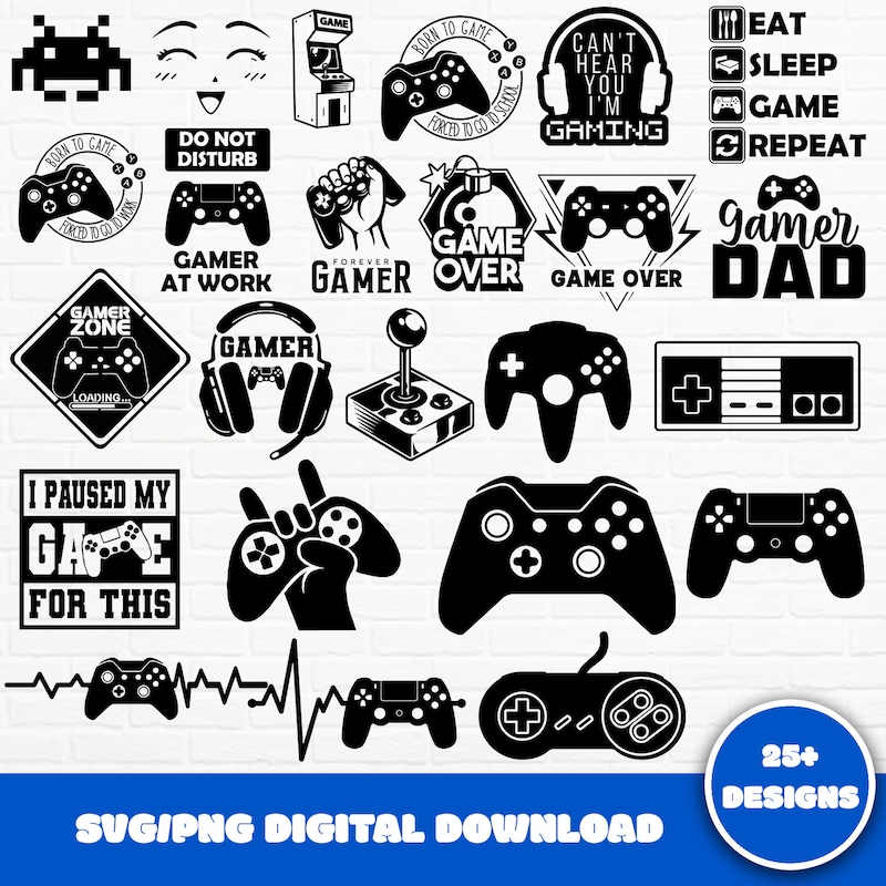 Gaming Svg - Etsy