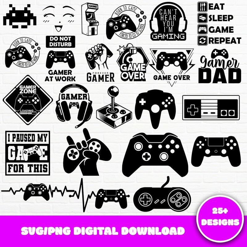 Video Game Svg - Etsy