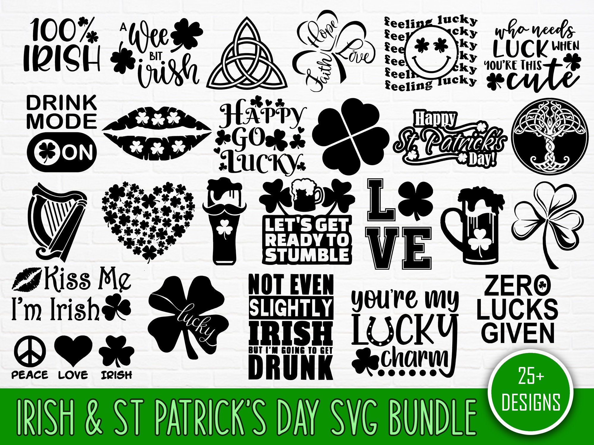 Irish SVG Bundle St Patricks Day SVG Bundle St Patricks Day - Etsy