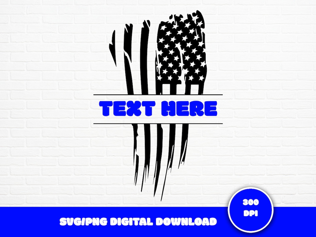 Distressed American Flag Monogram SVG: Patriotic Soldier Design ...