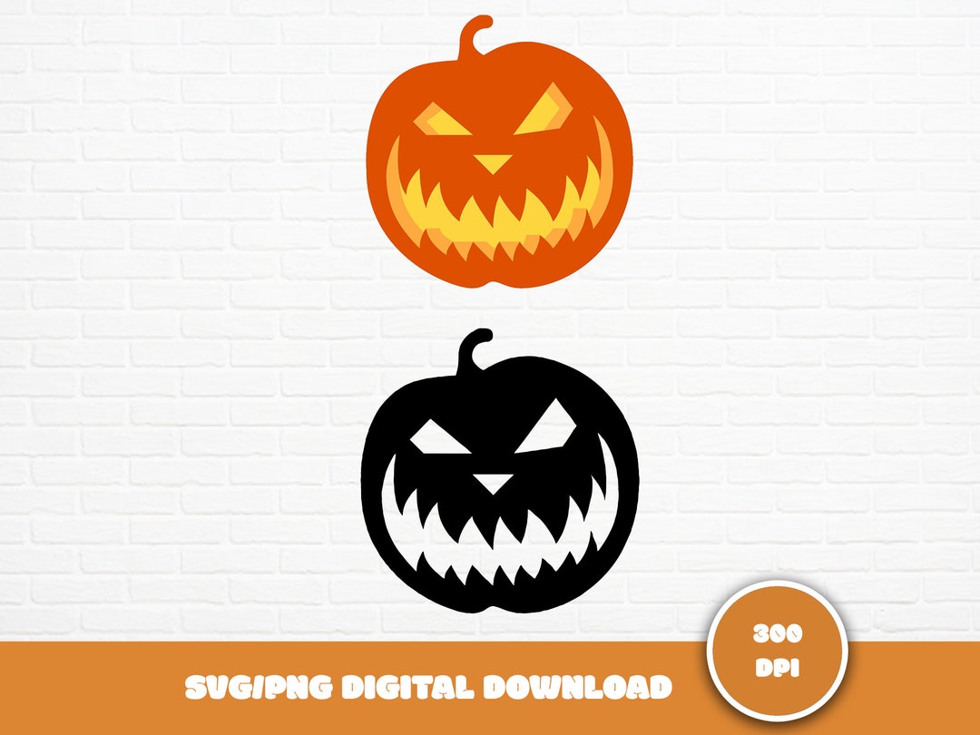 Jack O' Lantern SVG, Halloween Themed Vector PNG, Pumpkin Svg Cut File ...