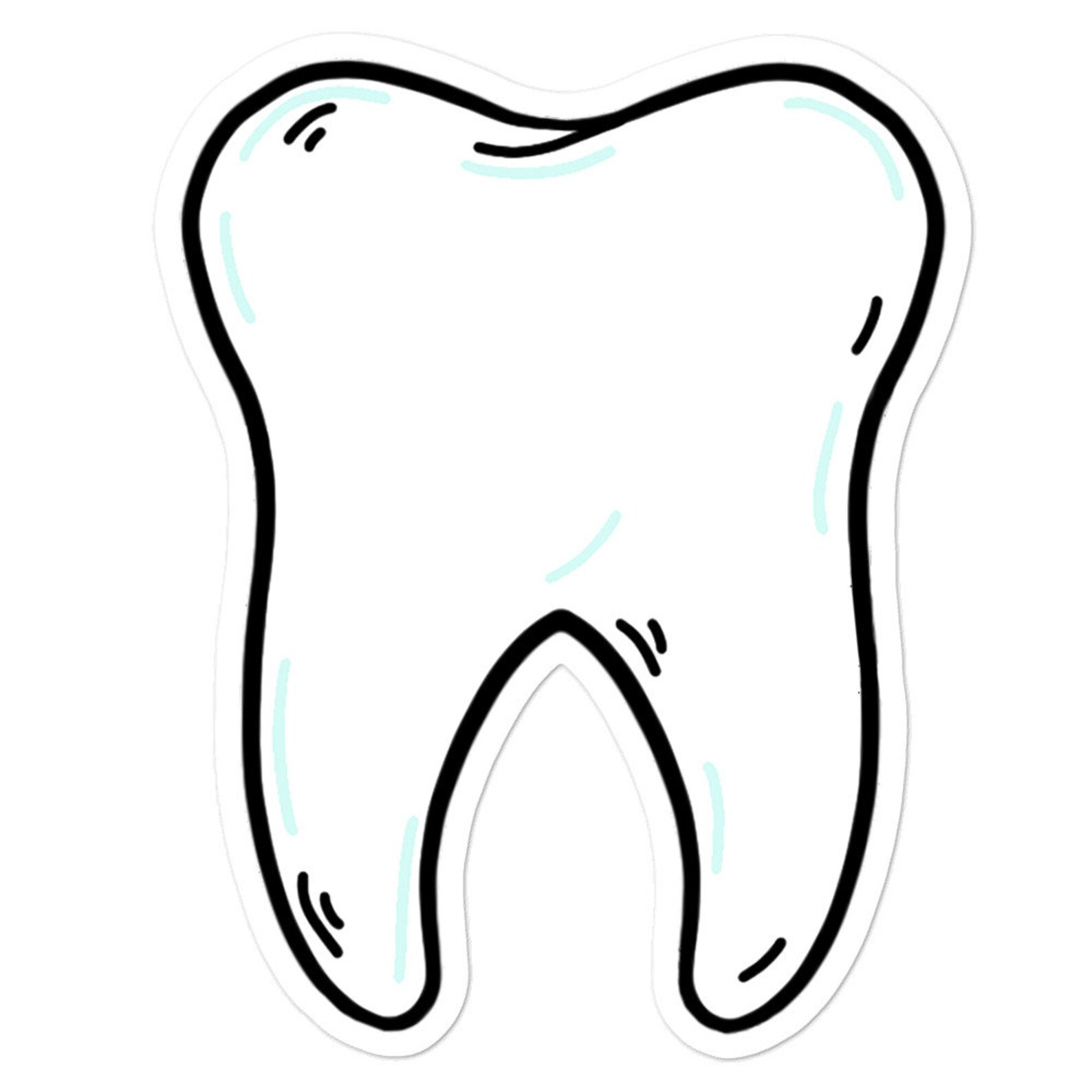 Tooth Sticker - Etsy