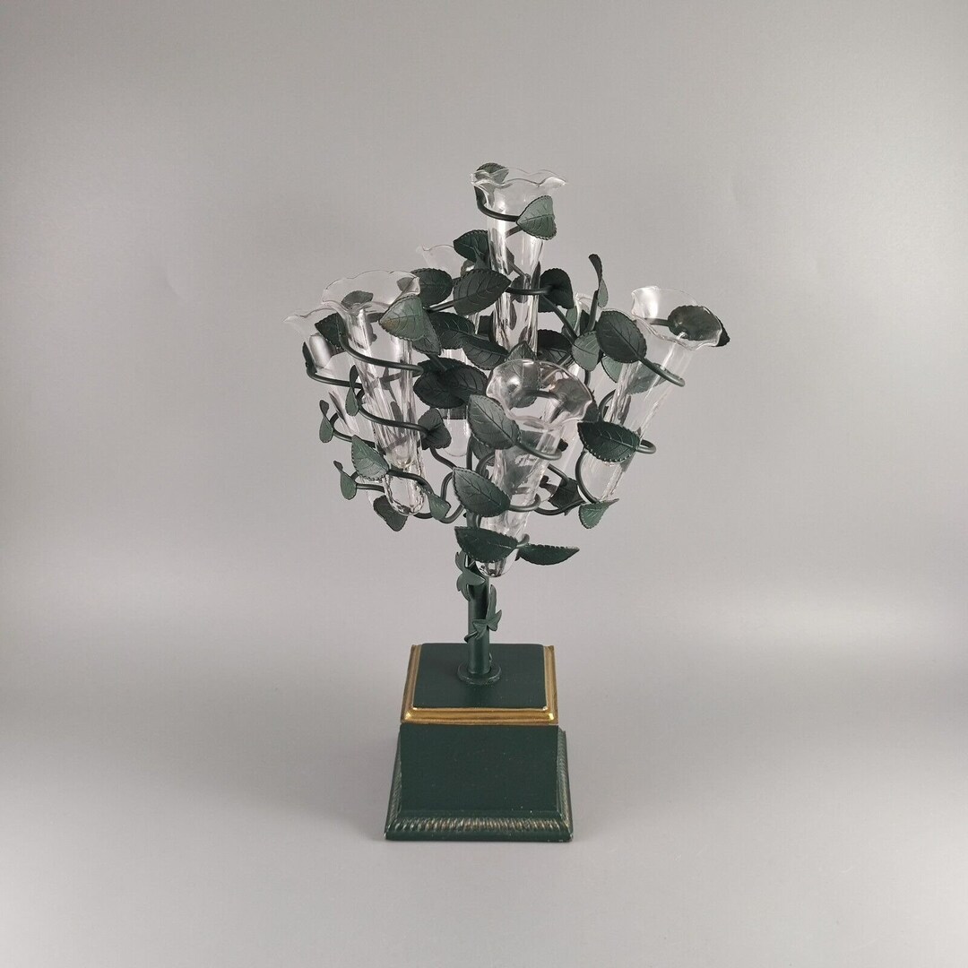 Vintage Petite Choses Tole Topiary Tree Epergne Bud Vase 7 - Etsy