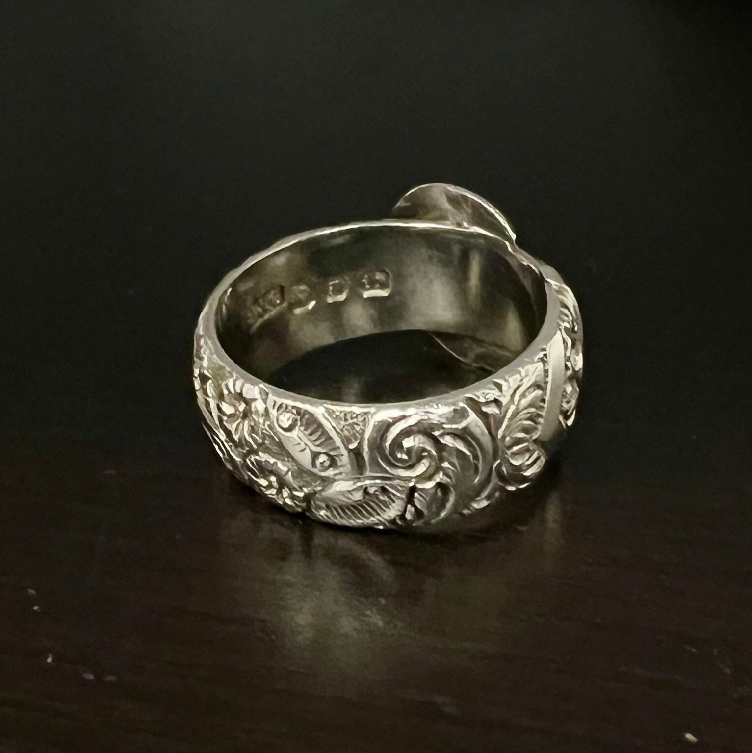 A Very Attractive Victorian Sterling Silver Buckle Ring - Etsy Canada
