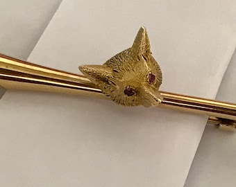 Fox Hunting Brooch - Etsy