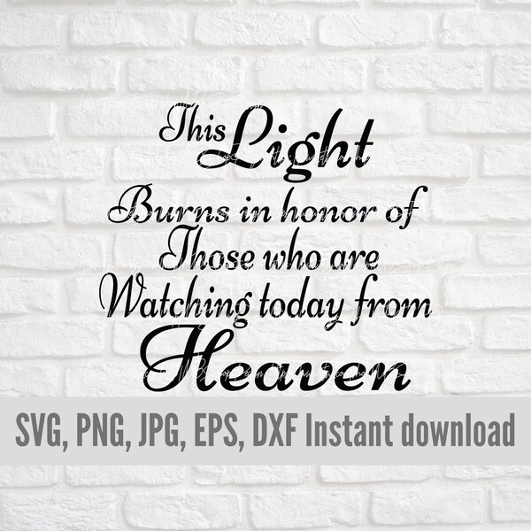 In Honor of Those Who Are Watching From Heaven - Etsy Ireland