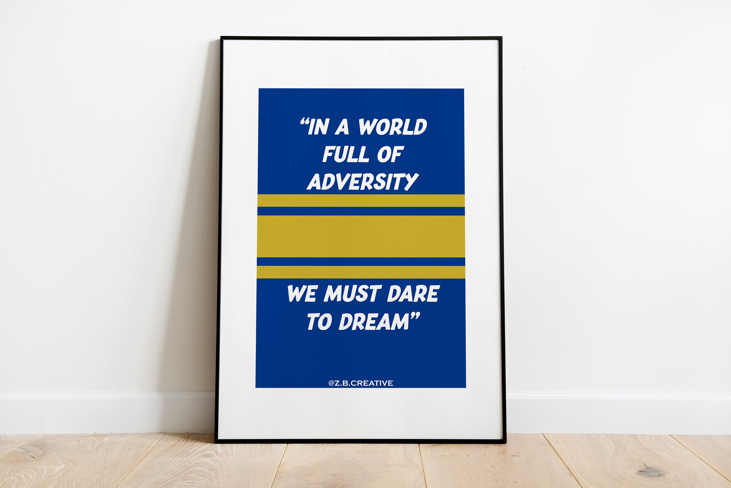 Rob Burrow Quote A4 Leeds Rhinos Legend | Etsy