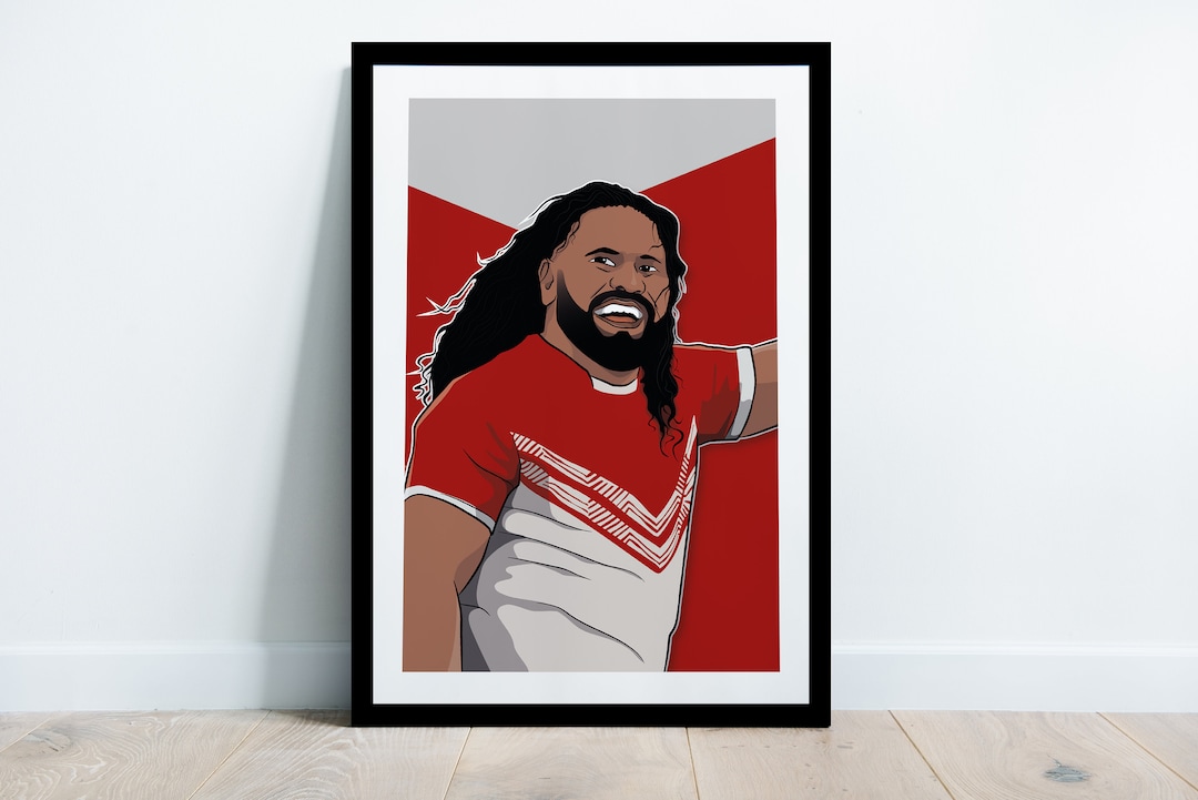 Konrad Hurrell Saint Helens A4 Print Rugby League Saints - Etsy