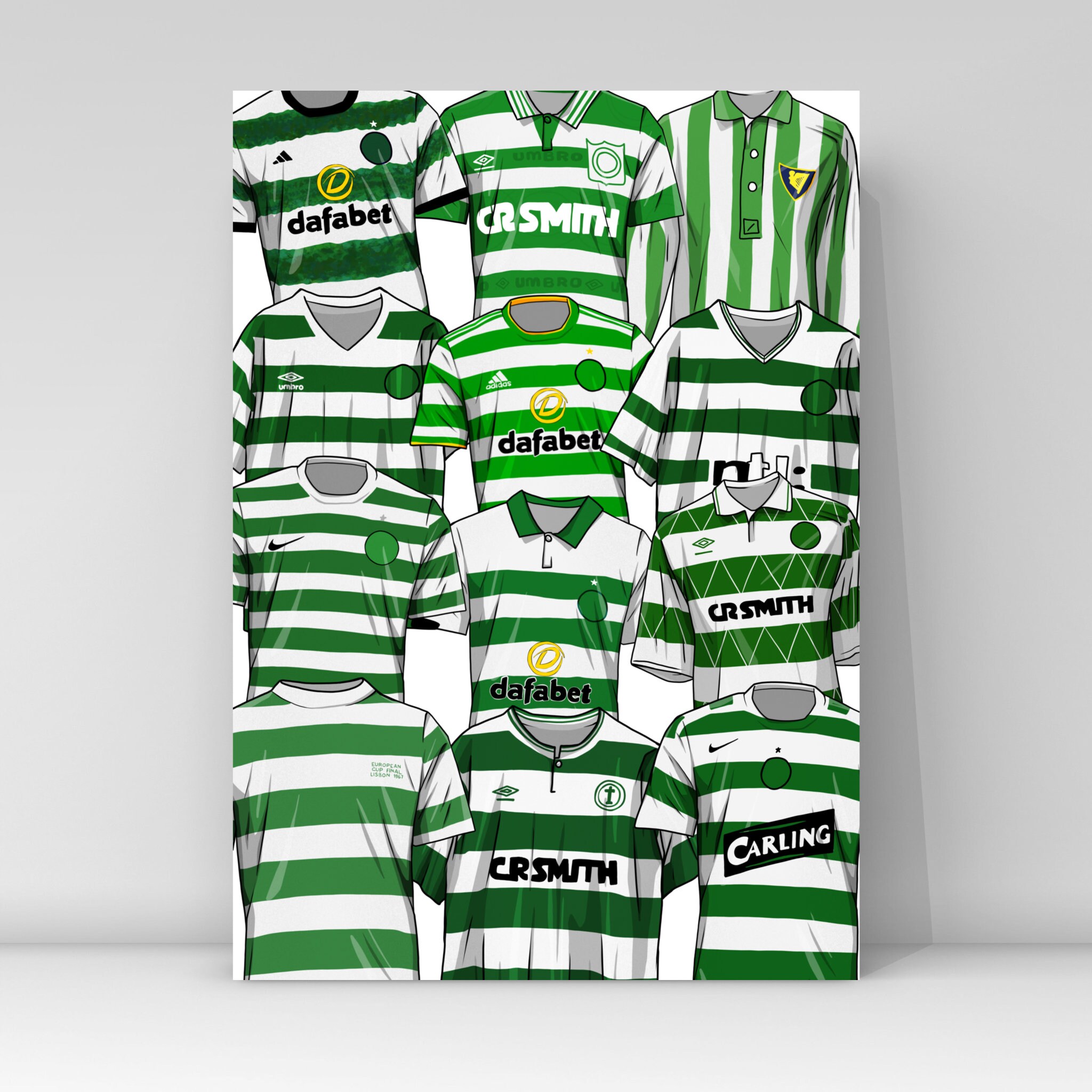 Classic Shirts of Celtic Print - Celtic - Football - Etsy