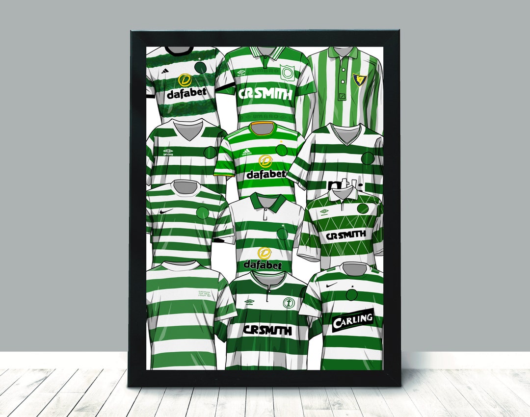 Classic Shirts of Celtic Print - Celtic - Football - Etsy