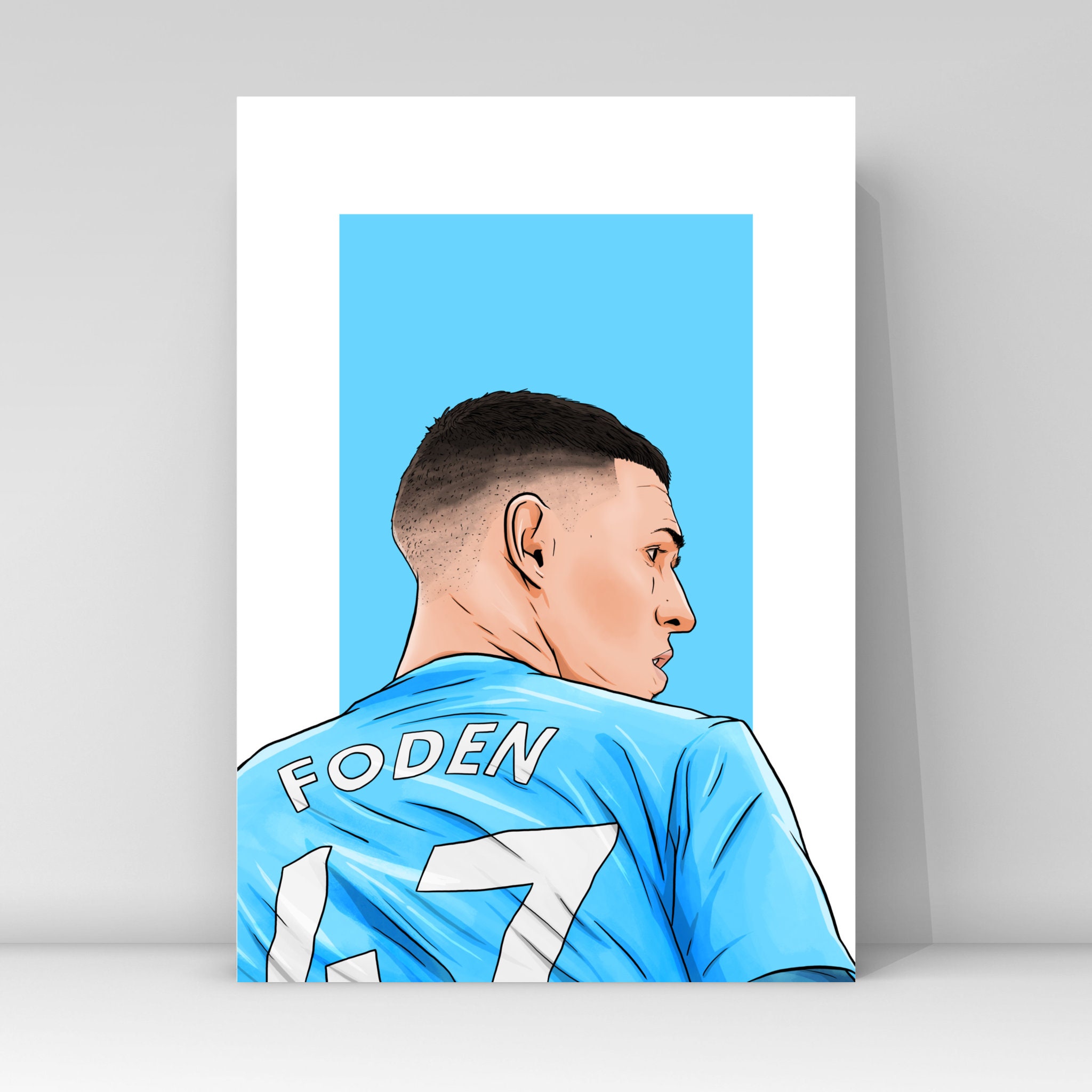 Phil Foden - Manchester City - Football - Premier League - Etsy