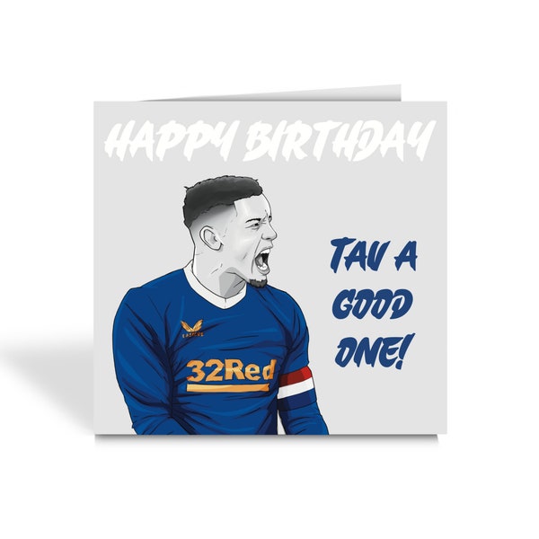 Rangers Fc Birthday Card - Etsy