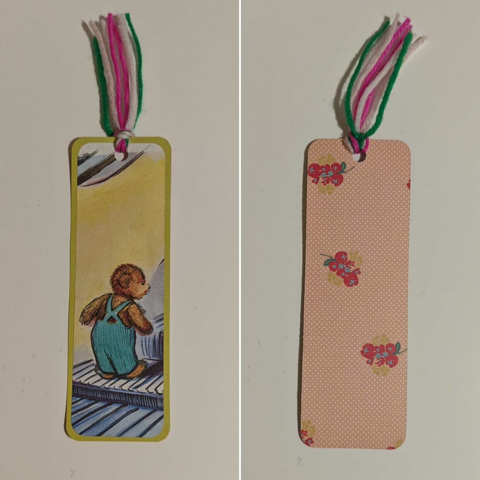 Upcycled Corduroy Bookmarks Set of 3 Colorful Handmade - Etsy