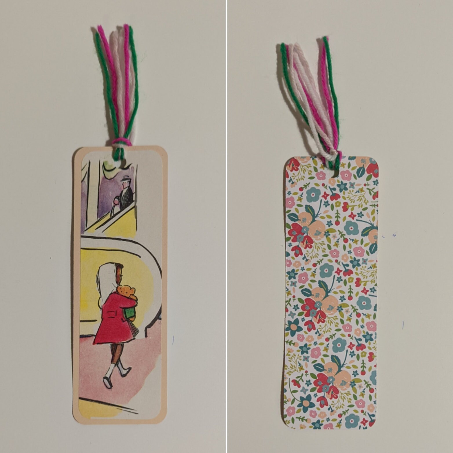 Upcycled Corduroy Bookmarks Set of 3 Colorful Handmade - Etsy