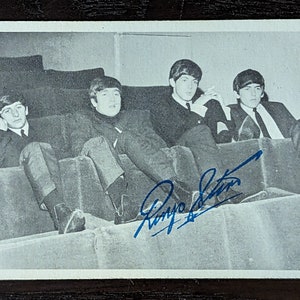 Vintage 1964 Ringo Starr and the Beatles Trading Card, 12 in a Series ...
