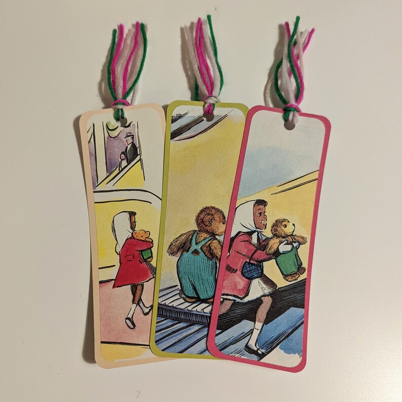 Upcycled Corduroy Bookmarks Set of 3 Colorful Handmade - Etsy