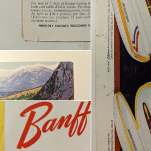 Vintage 1942 Banff Canadian Pacific Ad, National Geographic, Banff ...
