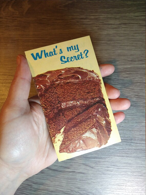 Vintage 1955 What's my secret booklet 6 | Etsy